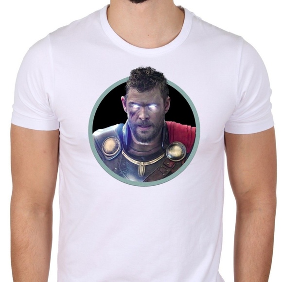 Shirts | Thor Portait Fan Art White Tshirt | Poshmark